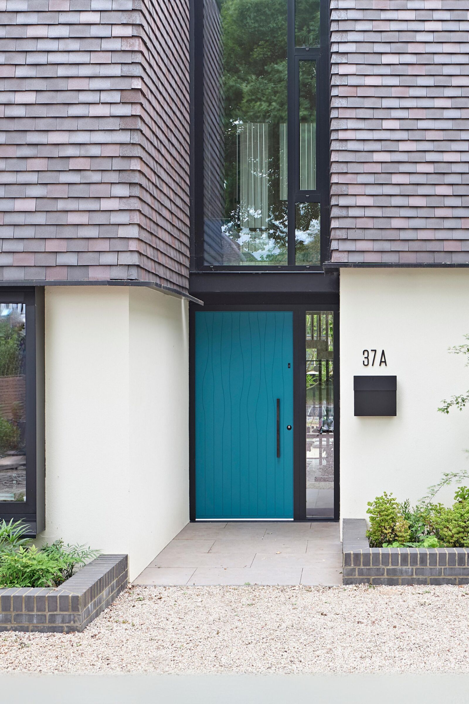 A stunning secure teal front door by Urban Front