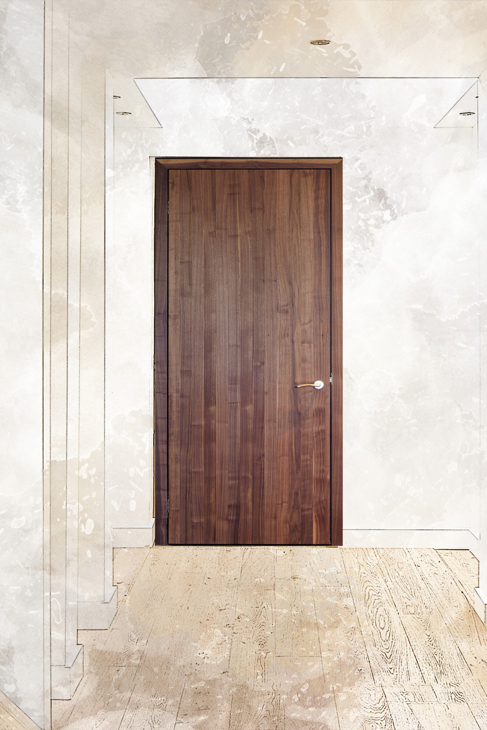 Raw internal door - Black internal doors | Urban Front